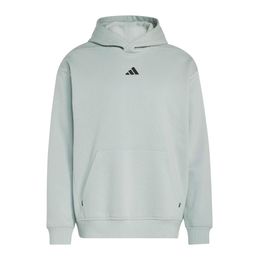 adidas Performance Athletic Sweatshirt 'PrimeLift WORKOUT OVERSIZE' male size M Pastel green / Black