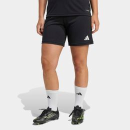 Damen Trainingsshorts "ENT26 SHO W"schwarz, wei&szlig;, Gr. L, adidas Performance, Obermaterial: 100% Polyester, Hosen