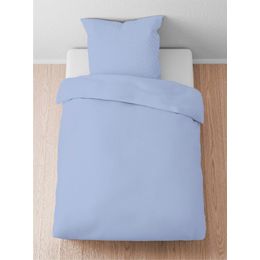 Bettw&auml;sche Biberna, blau, Lyocell, 100% Lyocell TENCEL , Bettw&auml;sche