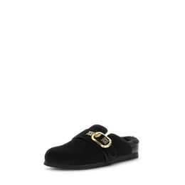 Guess Pantolette 'GALAVANTA2' Damen Gr&ouml;&szlig;e 39 gold / schwarz