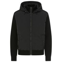 BOSS Orange Herren Blouson "Kiaccio", schwarz, Gr. XXXL, unifarben, Web, Obermaterial: 48% Schurwolle, 48% Polyacryl, 3% Polyamid, 1% Elasthan,