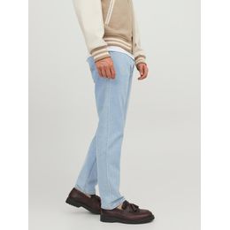 Jack & Jones JACK & JONES Herren Loose-fit-Jeans "JJICHRIS JJORIGINAL SQ 738 NOOS", blau, Gr. 32, unifarben, Denim/Jeans, Obermaterial: 100% Baumwolle, Jeans, mit