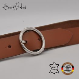 AnnaMatoni Damen Lederg&uuml;rtel "AnnaMatoni Damen Lederg&uuml;rtel Basic G&uuml;rtel 3cm breit echt Leder", braun, Gr. 120, 100% Leder, G&uuml;rtel
