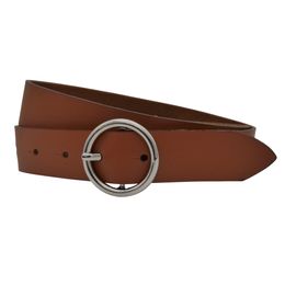 AnnaMatoni Damen Lederg&uuml;rtel "AnnaMatoni Damen Lederg&uuml;rtel Basic G&uuml;rtel 3cm breit echt Leder"cognac 640, Gr. 120, 100% Leder, G&uuml;rtel