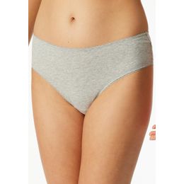 Schiesser Damen Brasilslip "Modern Multipacks", Gr. 44sortiert 2, Single Jersey, Obermaterial: 95% Baumwolle, 5% Elasthan, Unterhosen, Spitzenb&auml;nder,