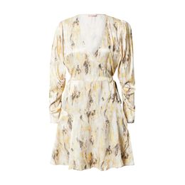 Freebird Icons Kleid Damen Gr&ouml;&szlig;e 40 limone / taupe / dunkelgrau Winterkleid