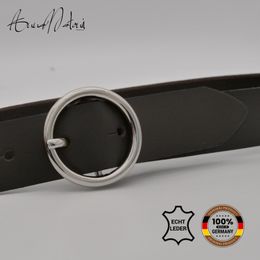 AnnaMatoni Damen Lederg&uuml;rtel "AnnaMatoni Damen Lederg&uuml;rtel Basic G&uuml;rtel 3cm breit echt Leder", schwarz, Gr. 90, 100% Leder, G&uuml;rtel