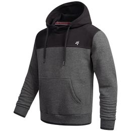 Herren Kapuzenpullover "ASDuori", grau, Gr. S, Alessandro Salvarini, Obermaterial: 65% Baumwolle, 35% Polyester, Pullover, mit gro&szlig;er Kapuze