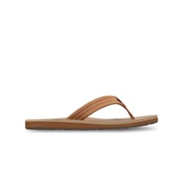 Quiksilver Herren Sandale "Carver Suede", Gr. 14sand, dk chocolate, Obermaterial: 94% Wildleder/6% Textil-Nylon, Futter: 100% Wildleder, Laufsohle:
