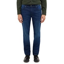 Mustang Herren Straight-Jeans "Herren Style Washington Straight"883 dunkelblau, Gr. 36, Denim/Jeans, 99% Baumwolle, 1% Elasthan, Jeans