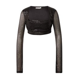 NLY by Nelly Shirt 'Moonlight Sparkle' Damen Gr&ouml;&szlig;e S/M schwarz