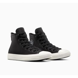 Converse Jungen Sneakerboots "CHUCK TAYLOR ALL STAR", Gr. 39schwarz, cold stare, egret, Leder, Schuhe, Winterschuhe, Schn&uuml;rboots, Sneaker,