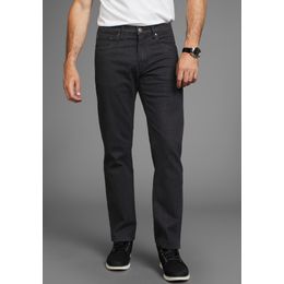 Arizona Herren Stretch-Jeans, schwarz, Basic, Gr. 38, unifarben, Denim/Jeans, Obermaterial: 98% Baumwolle, 2% Elasthan, Jeans, gerade geschnittenes