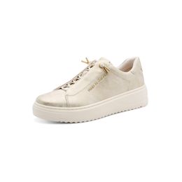 Marco Tozzi Sneaker Damen Gr&ouml;&szlig;e 39 ecru / gold