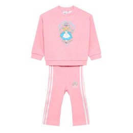 adidas originals Jogginganzug M&auml;dchen Gr&ouml;&szlig;e 62 hellblau / gelb / hellpink / wei&szlig;
