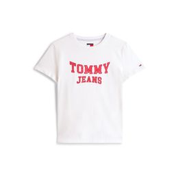 Tommy Jeans T-Shirt 'VARSITY' Damen Gr&ouml;&szlig;e XS rot / wei&szlig;