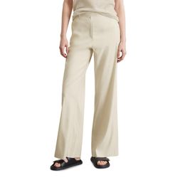 Marc O'Polo MARC O'POLO Damen Chinohose "aus Leinen-Viskose-Stretch", beige, Gr. 40, unifarben, Obermaterial: 55% Leinen, 42% Viskose, 3% Elasthan, Hosen