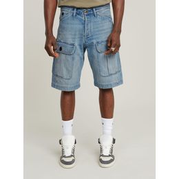 G-Star Raw G-STAR Herren Cargoshorts "Bend 3D Cargo Shorts"vintage mine dust, Gr. 30, Obermaterial: 30% Baumwolle, 20% Baumwolle, Hosen
