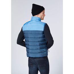 Chiemsee Herren Steppweste, blau, Gr. XL, 100% Polyester, Westen