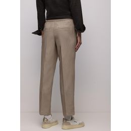 Cecil Damen Chinos, beige, Gr. 34, unifarben, Stoff, 67% Polyester, 27% Viskose, 6% Elasthan, Hosen, im elastischen Materialmix