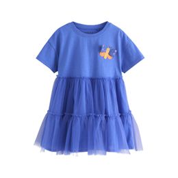 next Kleid 'Tutu' M&auml;dchen Gr&ouml;&szlig;e 122 blau / orange