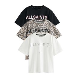 Smallsaints T-Shirt M&auml;dchen Gr&ouml;&szlig;e 134 beige / grau / schwarz / wei&szlig;