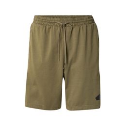 adidas Sportswear Workout Pants 'ESSENTIALS BIG LOGO SINGLE JERSEY' male size XL Olive / Black
