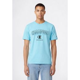 T-Shirt Champion "Graphic Tee", Herren, Gr. M, blts, Obermaterial: 100% Baumwolle, normal, Rundhals, Shirts T-Shirt, sportliche Passform, Kurzarm, Rundhalsausschnitt
