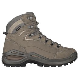 Lowa Damen Wanderschuh "RENEGADE EVO GORE-TEX MID Ws", Gr. 37, beige, Leder, Schuhe, wasserdicht dank Gore-Tex Membrane, mit Vibram Sohle