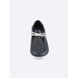 Gemini Damen Schn&uuml;rschuh, Gr. 38dunkelblau, Glattleder, Schuhe