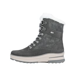 Remonte Damen Schn&uuml;rstiefelette "Remonte Stiefelette Veloursleder", Gr. 39smoke, Veloursleder, Schuhe