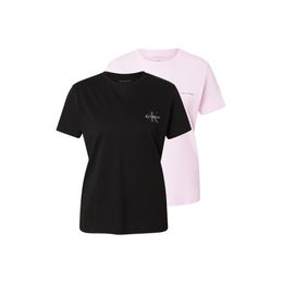 Calvin Klein Jeans T-Shirt Damen Gr&ouml;&szlig;e L rosa / schwarz