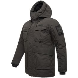 STONE HARBOUR Herren Winterjacke "Edriik XX", schwarz, Gr. L, Oberstoff: 56% Polyester, 44% Nylon; Futter: 100% Polyester; Wattierung: 100%