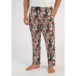 LINDBERGH Herren Schlafhose "LINDBERGH Pyjamas", Gr. Mschwarz, Obermaterial: 97% Baumwolle, 3% Elasthan, Hosen