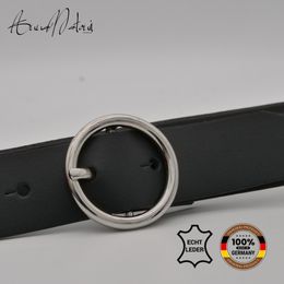 AnnaMatoni Damen Lederg&uuml;rtel "AnnaMatoni Damen Lederg&uuml;rtel Basic G&uuml;rtel 3cm breit echt Leder", schwarz, Gr. 90, 100% Leder, G&uuml;rtel