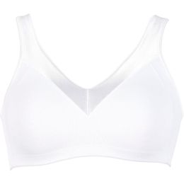 Naturana Damen Minimizer-BH "Minimizer", Gr. 95, wei&szlig;, Obermaterial: 81% Polyamid, 19% Elasthan. Einsatz: 92% Polyamid, 8% Elasthan, leicht gl&auml;nzend,