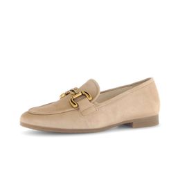 Gabor Damen Slipper "Slipper Rauleder", Gr. 39beige, Schuhe
