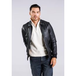 Freaky Nation Herren Lederjacke "Do It-FN"grau, Gr. M, Oberstoff: 100% Leder; Futter: 100% Polyester, Jacken