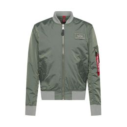Alpha Industries Jacke Herren Gr&ouml;&szlig;e XXL hellgrau / khaki / rot / schwarz