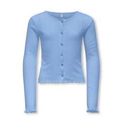 Only Girls Strickjacke 'KOGSALSA' M&auml;dchen Gr&ouml;&szlig;e 122/128 hellblau