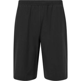 Urban Classics Herren Shorts "Urban Classics Herren Wide Crepe Shorts"schwarz, Gr. L, unifarben, 100% Baumwolle, Hosen