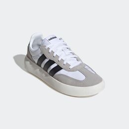 M&auml;dchen Sneaker "BARREDA DECODE KINDER", adidas Sportswear, Gr. 37, schwarz-wei&szlig;, Leder, Textil, Schuhe, inspiriert vom adidas Handball Spezial, f&uuml;r