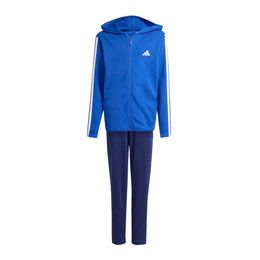 adidas Sportswear Trainingsanzug Jungen Gr&ouml;&szlig;e 140 blau / dunkelblau / wei&szlig;