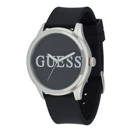 Guess Uhr 'REPUTATION' Herren Gr&ouml;&szlig;e One Size hellblau / schwarz / silber