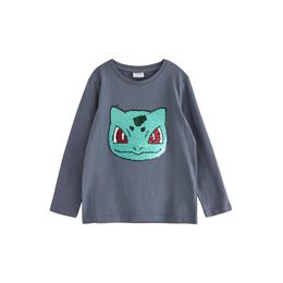 Lindex Shirt 'Pokemon' Jungen Gr&ouml;&szlig;e 134 t&uuml;rkis / basaltgrau / dunkelrot / schwarz