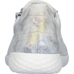 Waldl&auml;ufer WALDL&Auml;UFER Damen Schn&uuml;rschuh "H-CLO&Egrave;", Gr. 6,5, bunt, Nubukleder, metallic, Schuhe, in H-Weite, Freizeitschuh, Halbschuh, Schn&uuml;rer