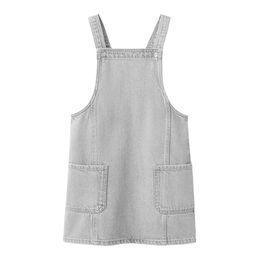 Mango Kids Latzrock 'PICHI' M&auml;dchen Gr&ouml;&szlig;e 164 grey denim