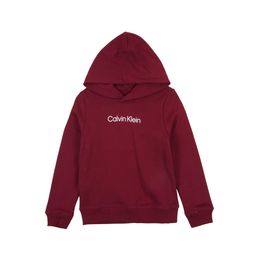 Calvin Klein Jeans Sweatshirt Jungen Gr&ouml;&szlig;e 128 beere / wei&szlig;