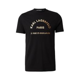 K by KARL LAGERFELD Karl Lagerfeld T-Shirt Herren Gr&ouml;&szlig;e XS gold / schwarz