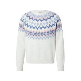 GAP Pullover 'FAIR ISLE YOKE' Herren Gr&ouml;&szlig;e M opal / royalblau / ros&eacute; / wei&szlig;